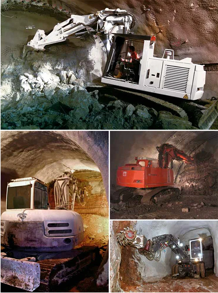 Dual Power Crawler Big Slope Mucking Loader Haggloader With Milling ...