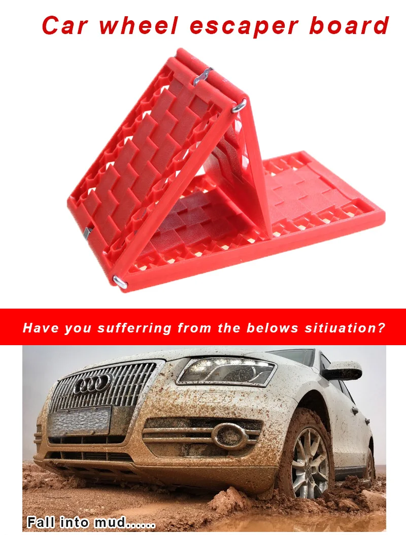 Car Automobile Vehicle Wheel Escaper Relief Board 4x4 Recovery Traction ...