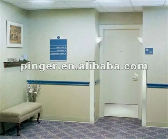 Pvc & Aluminum Chair Rail Protect The Wall - Buy Wall Bumper Rail ...