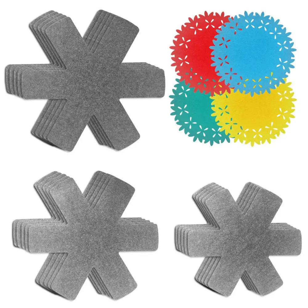 Custom New 2024 Hot Sale Durable Felt Cooking Pot Pad No-woven Pan ...