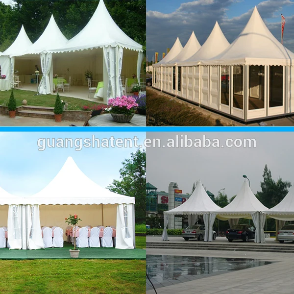 Fire Retardant Plastic Canopy Permanent Pagoda Tents For Sale - Buy ...