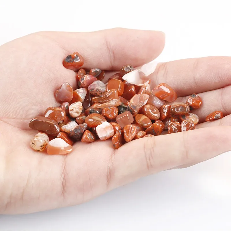 South Red Agate Natural Crushed Stone Bulk Small Tumbled Chips Crystal ...