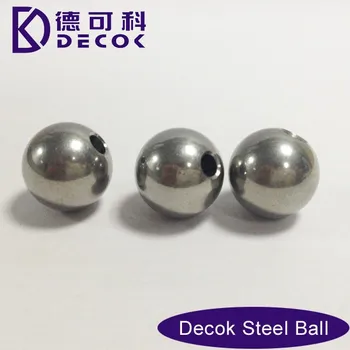 12.7mm Metal Ball With 3mm Hole Attach Metal Shaft Half Drilled ...