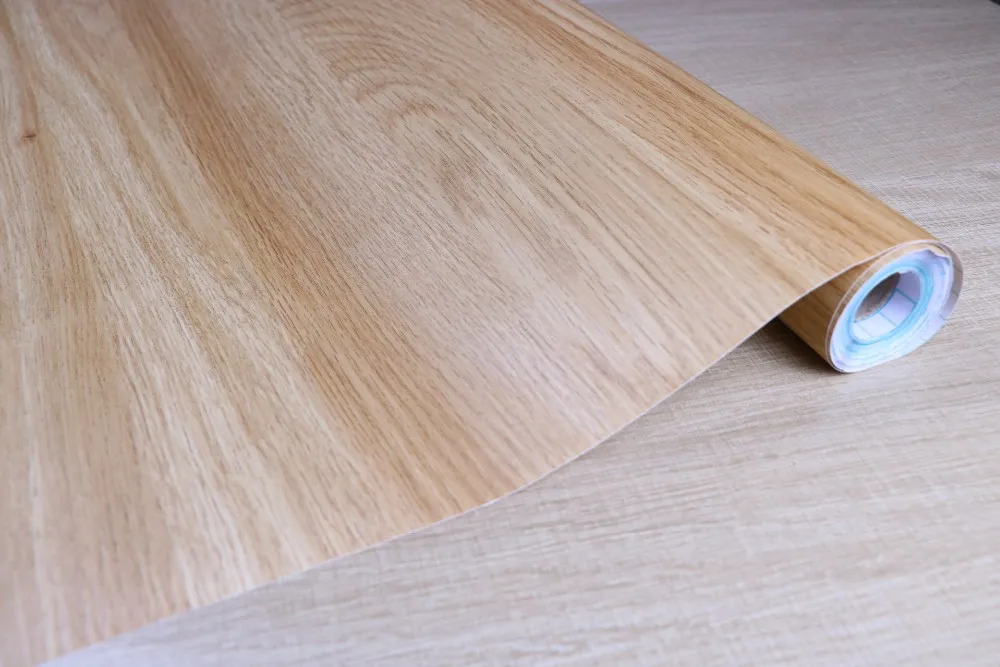 Foshan Decorative PVC Vinyl Wood Grain Lamination Film