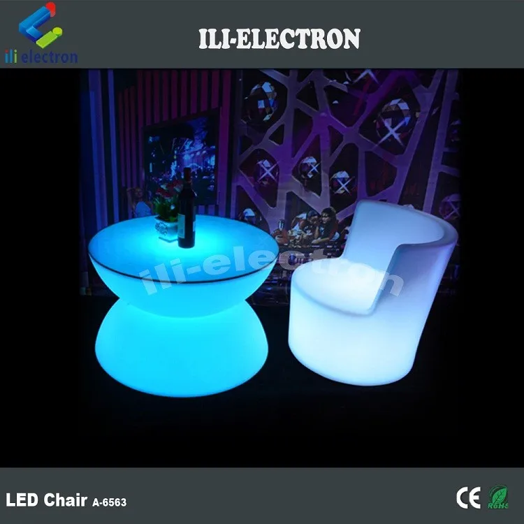 Outdoor Furniture Plastic Illuminated Led Chairs - Buy Illuminated Led ...