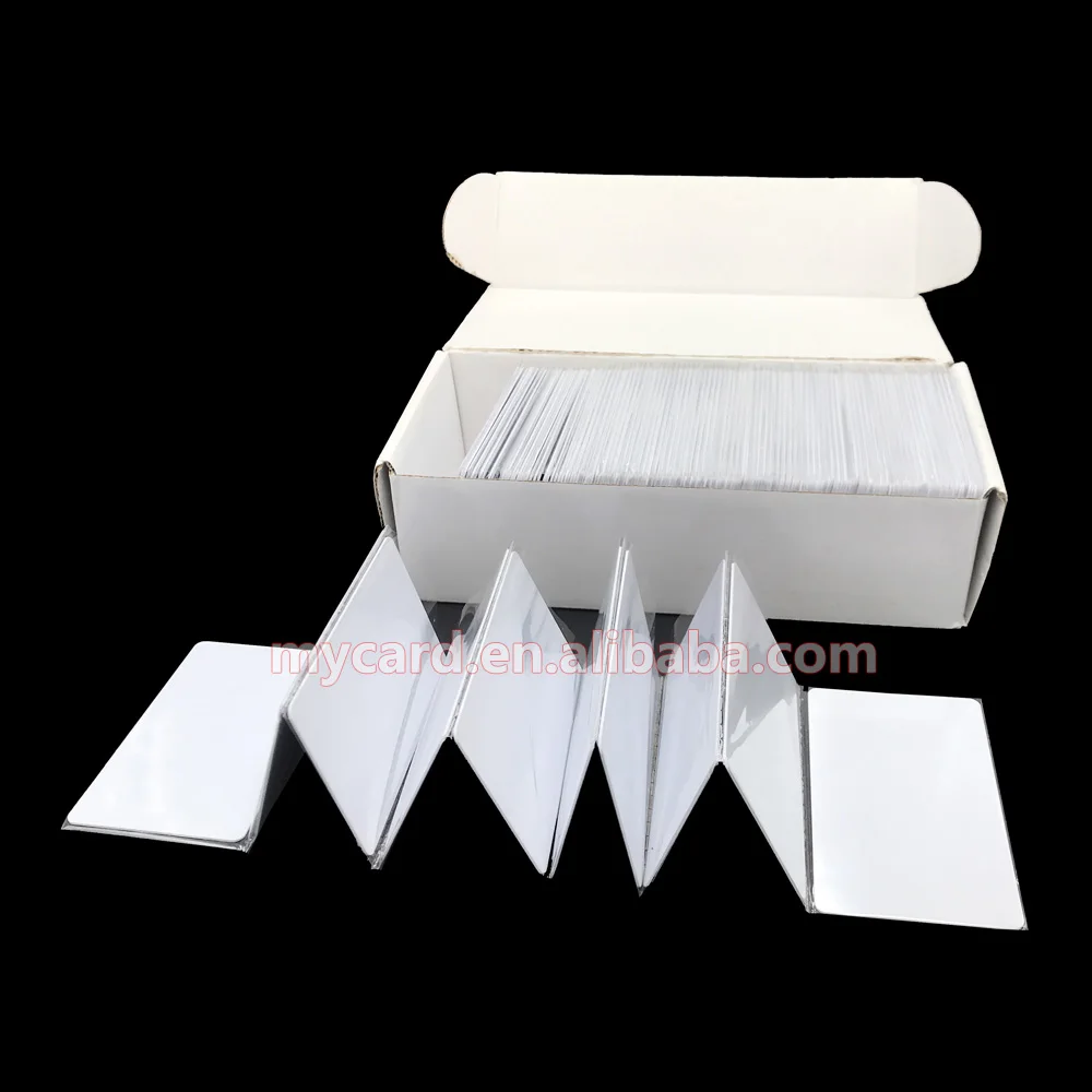 Blank White 125khz Rfid Temic T5577 Pvc Card With Chip - Buy T5577 Rfid ...