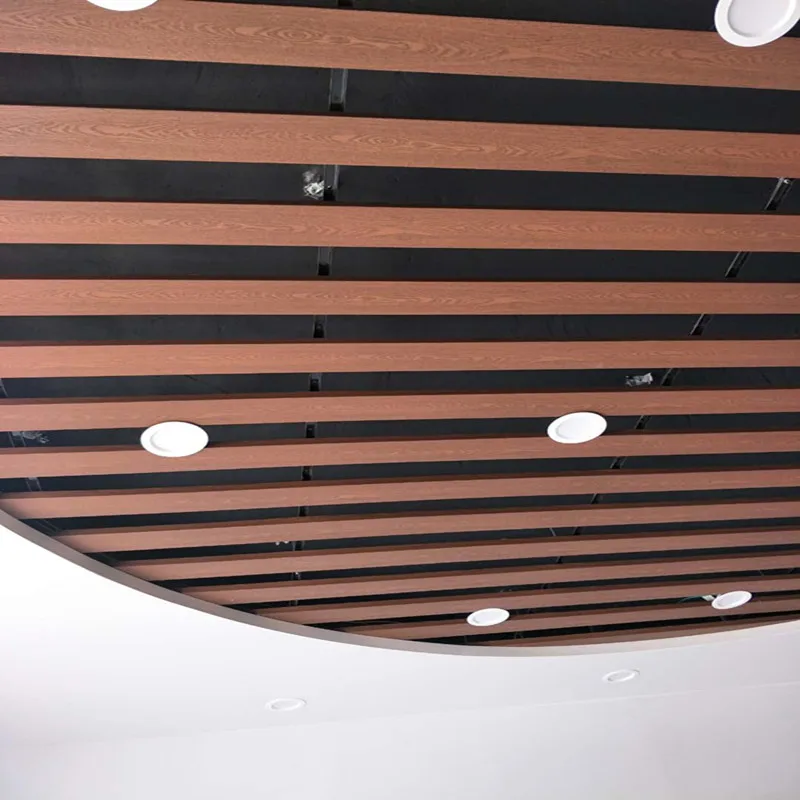 Wpc Strip Plafond Tegel Met Hout Textuur Goede Kwaliteit Eenvoudige ...