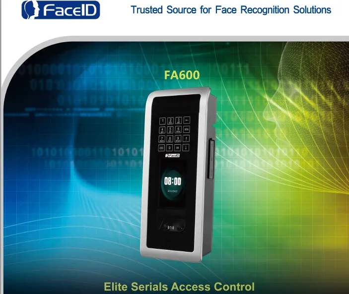 Fa600 Hanvon Biometric Device Facial Recognition Lock Door Access ...