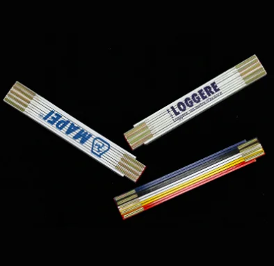 3m Folding Ruler Wooden Folding Ruler Black Ground Color 1 Meter 2 ...