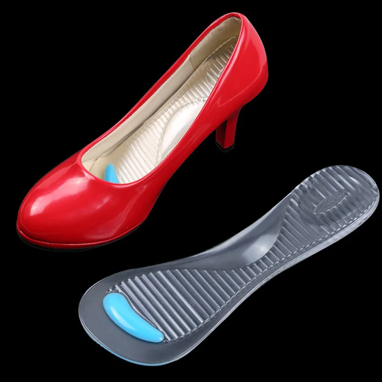 Women High Heel Shoes Silicone Rubber Plantar Fasciitis Insoles For ...