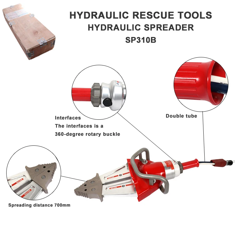 Accident Emergency Rescue Hydraulic Flange Spreader 720mm 70bar Similar ...