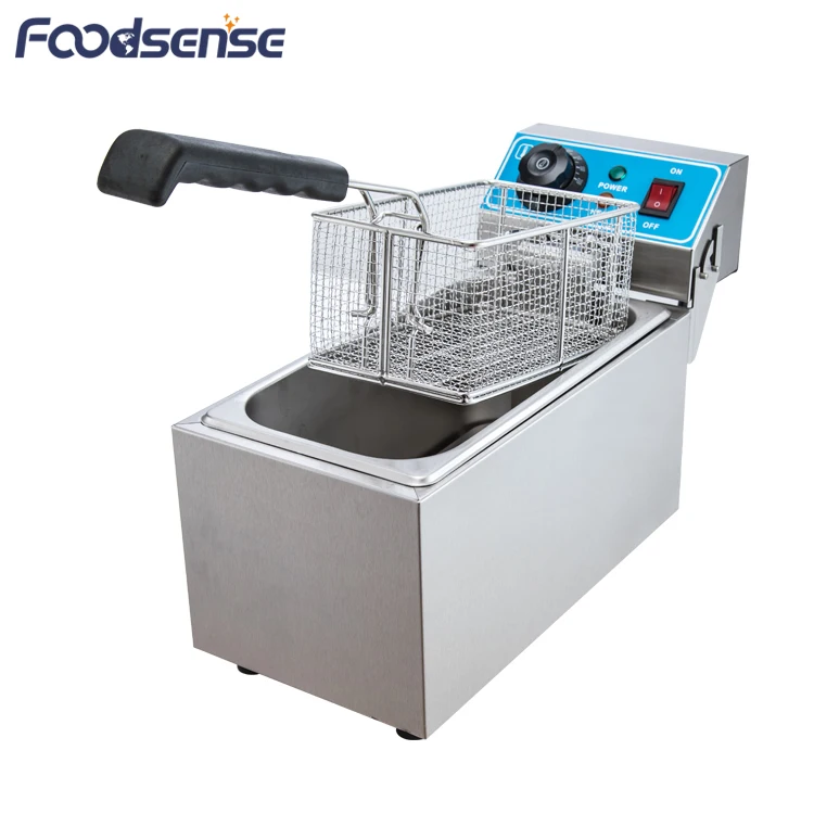 Industrial Stainless Steel Counter Electric Fish Fryer Cooker ...
