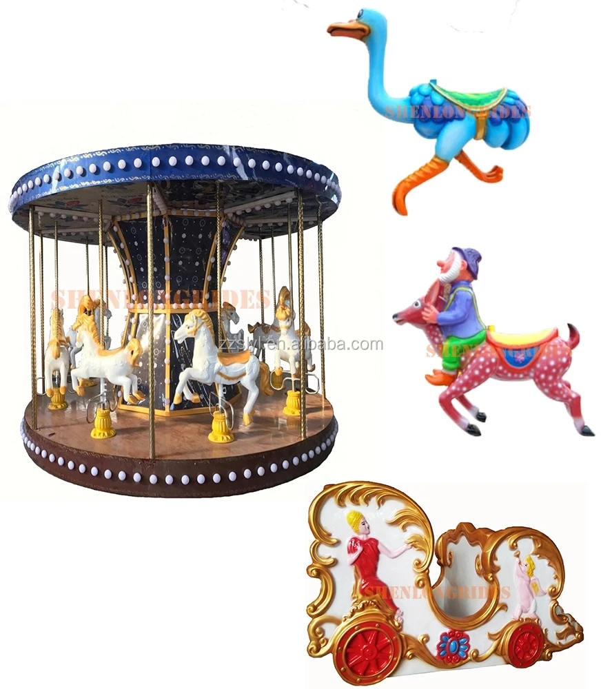 Mini Merry Go Round - Portable Electric Carousel Horse