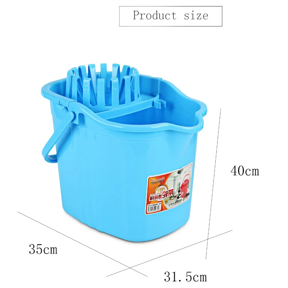 Household Cleaning Plastic Mop Bucket Squeeze Wringer Mop Bucket - Buy ...