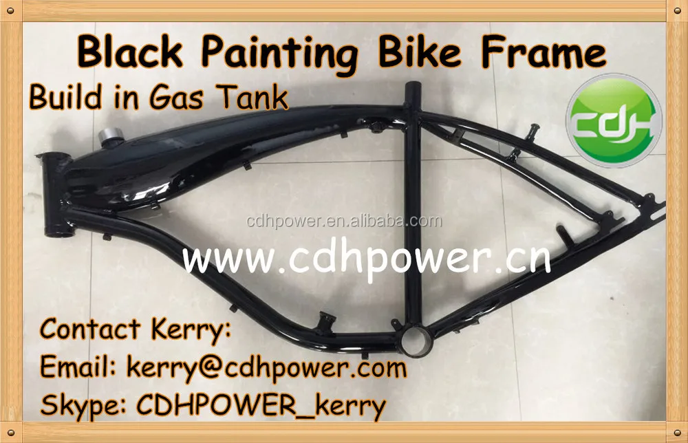 Aluminum Bicycle Frame,Motorized Bicycle Frame,80cc Bicycle Frame Built ...