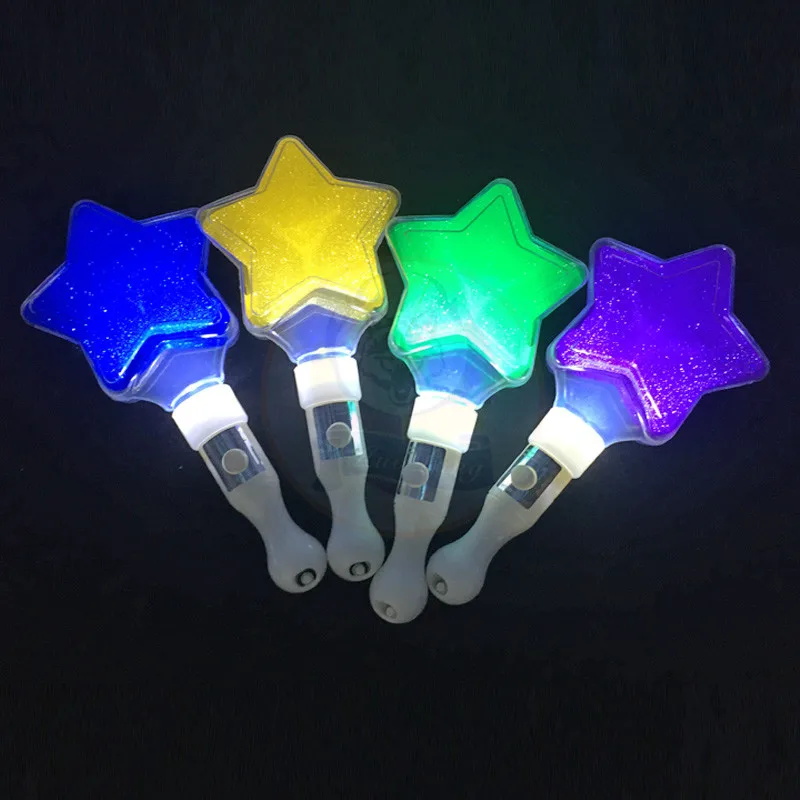 Hot Concert Product Led Star Shape Flashlight Stick Hot Sale Concert ...