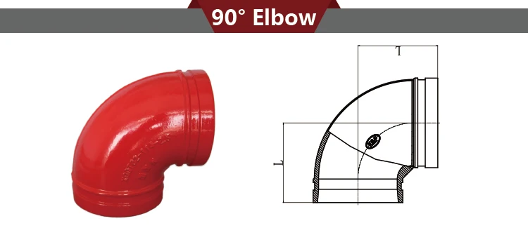 6 Inch Ductile Iron Pipe Fittings Price List 168.3 Mm 45 Degree Elbow ...