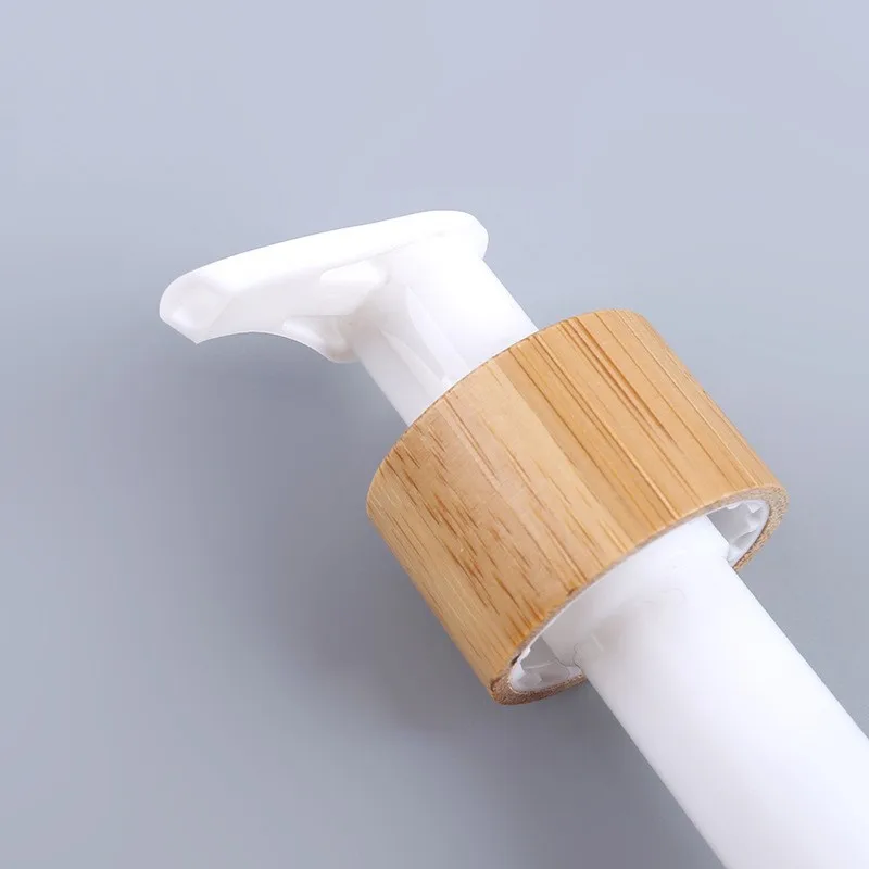 Wood Bamboo Cosmetic Pump - Hand Lotion Dispenser 24/410