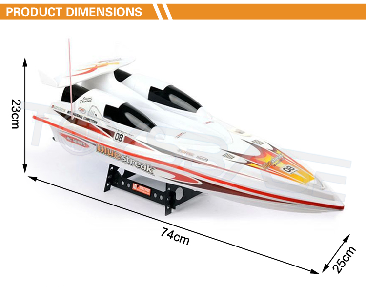 Barco De Rc - New 2.4g Remote Control Survey Boat 4ch Rc Fishing Bait ...