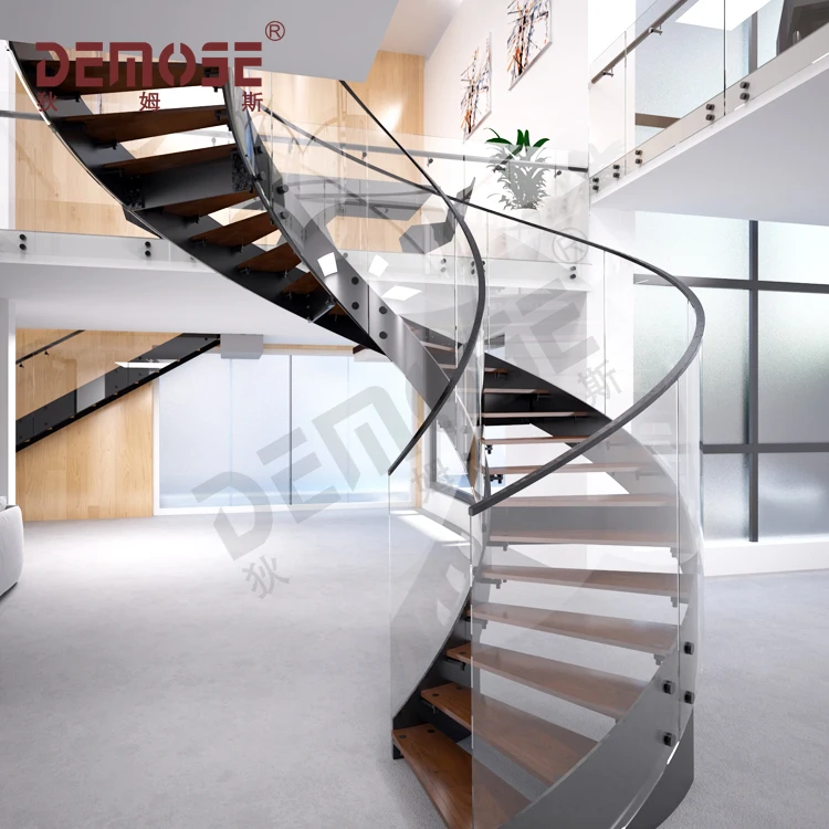 Hottest Arc Stairs/curved Modern Glass Stairway - Buy Arc Stairway ...