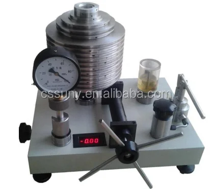 Digital Piston Pump Pressure Dead Weight Tester - KY Series