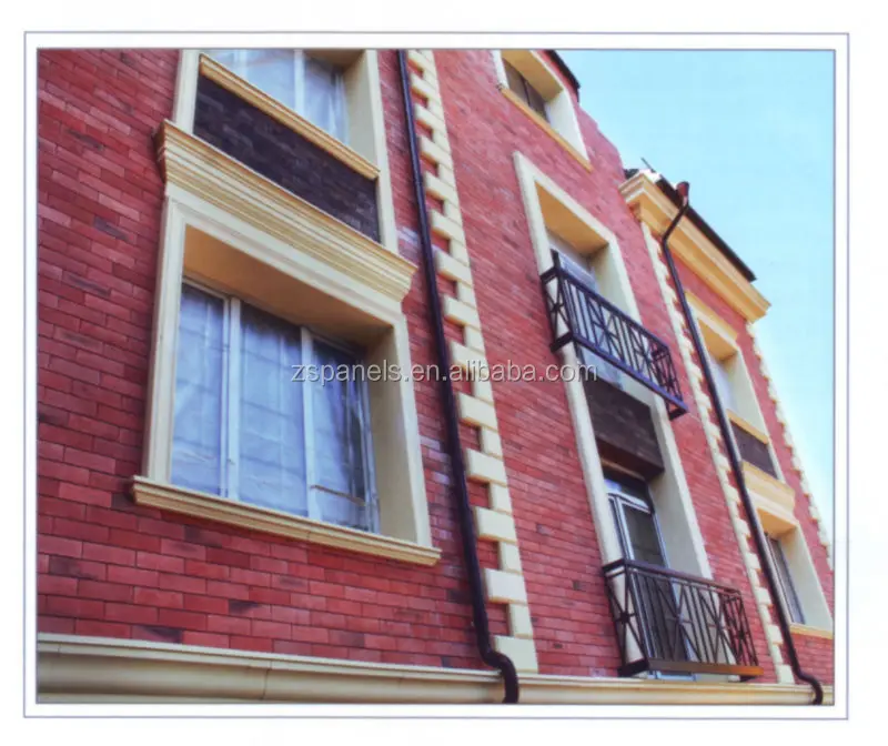Old Red Cladding Facade Wall Slip Bricks In Size Of 215*65*28mm - Buy ...