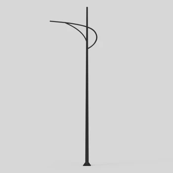 5m Galvanized Lamp Post Steel Pole Price - Buy Steel Pole,Steel Pole ...