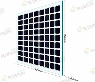 Bluesun Double Glass Solar Panel Transparent Pv Panel Customized Design ...