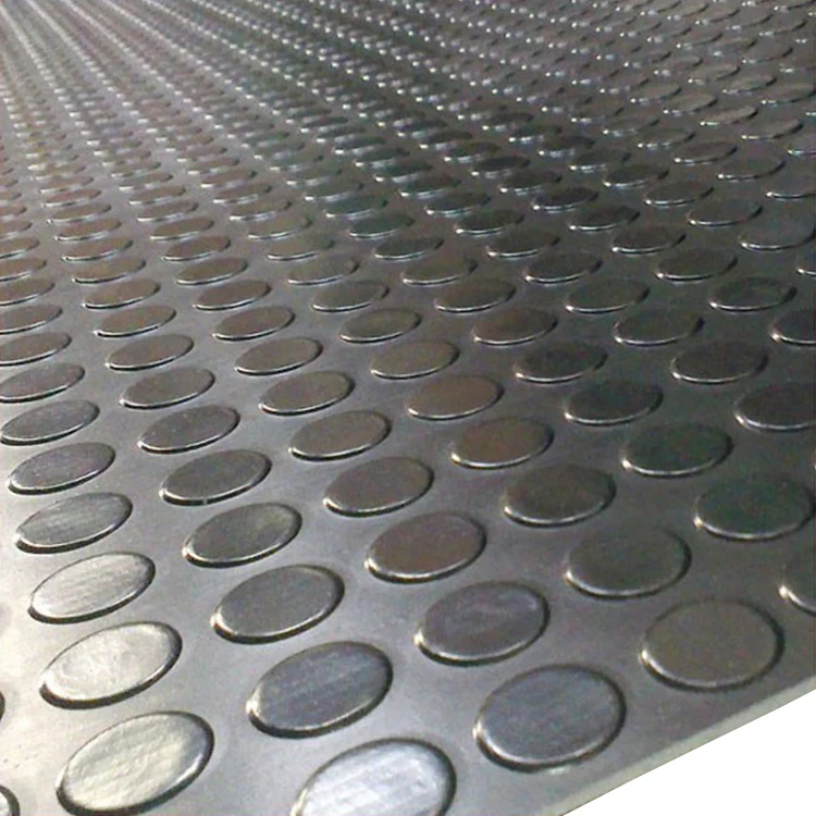 3mm High Quality Red Color Dot Round Anti-Slip Rubber Floor