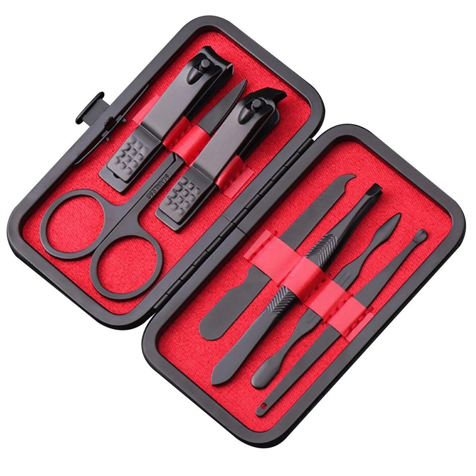 7 Pcs Manicure Pedicure Kit - Durable Nail Clipper Set