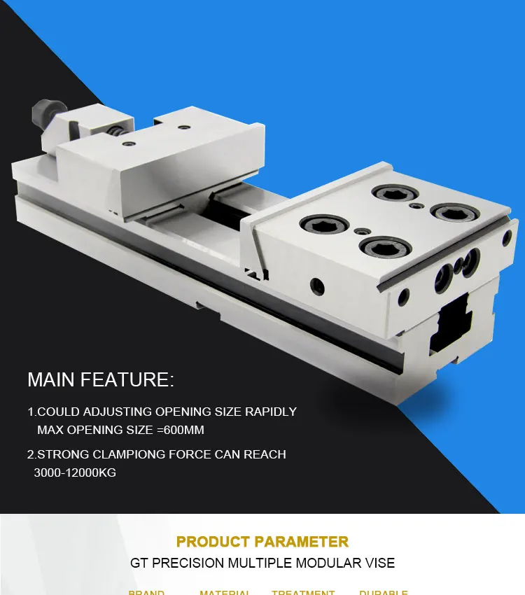 GT CNC Machine Vise - Precision and Rapid Performance