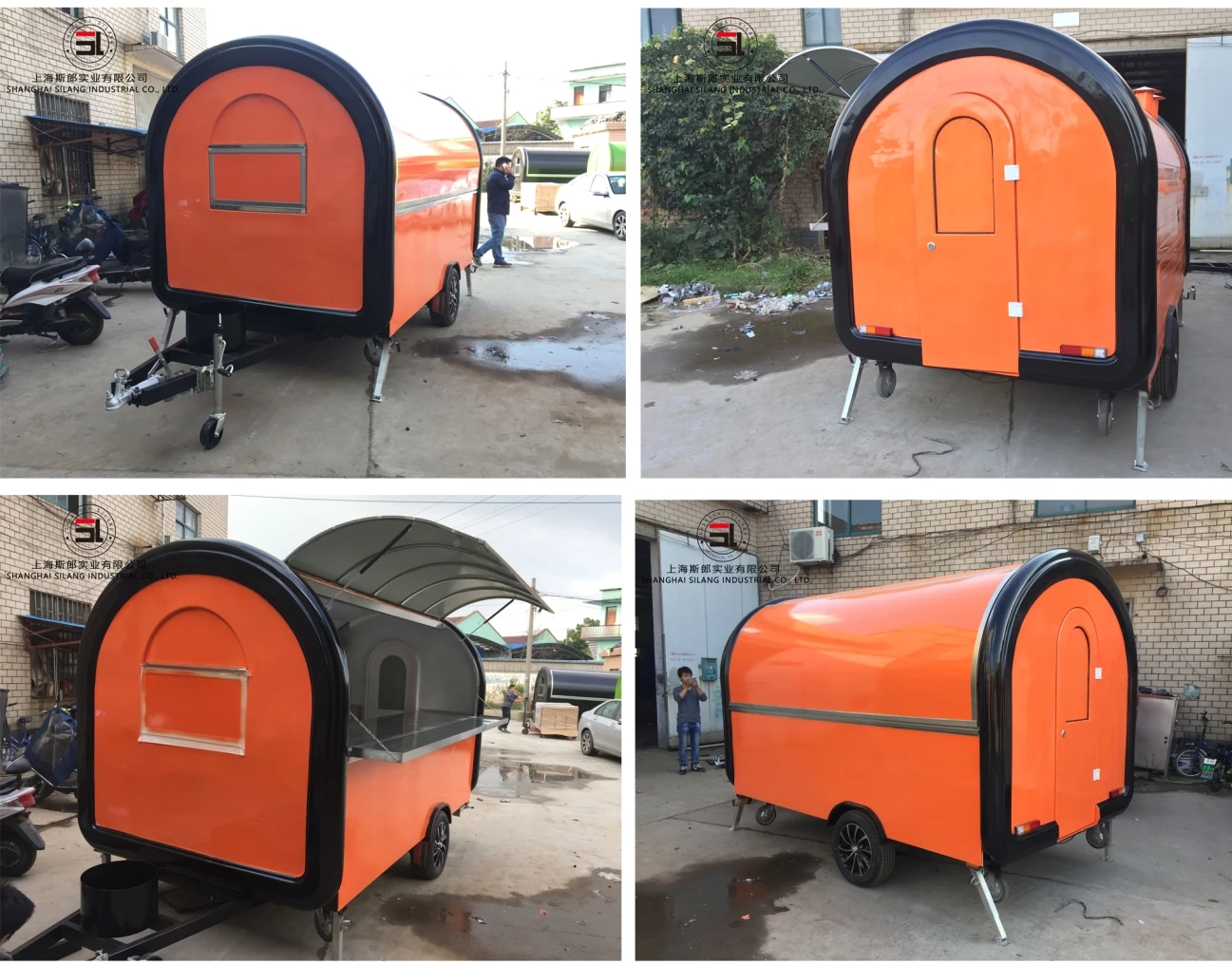 Outdoor Mobile Street Fast Food Kiosk Design/street Food Cart Van/mini ...