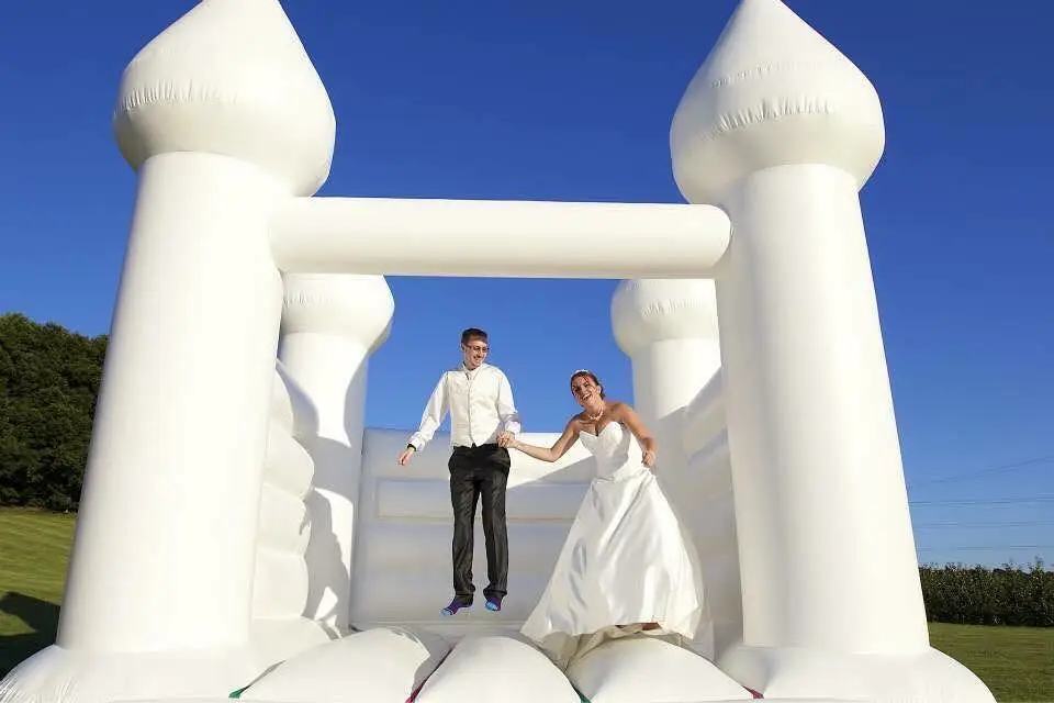 Romantic Inflatable Wedding Jumping Castle,Inflatable Jumping Bounce ...