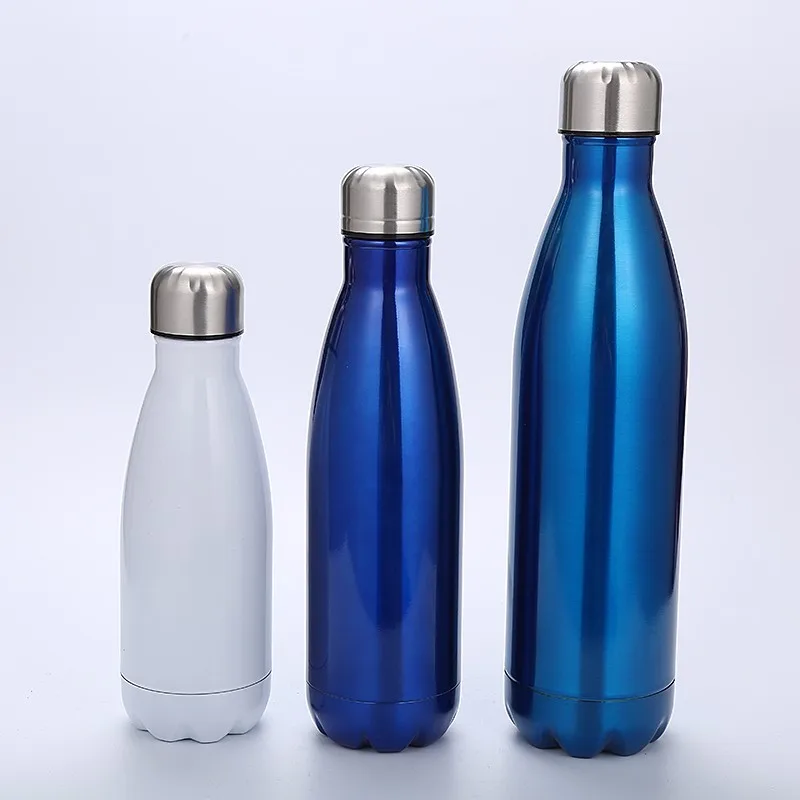 Bw-025 Metal Smooth Stainless Steel Cola Shape Water Bottle - Buy Cola ...