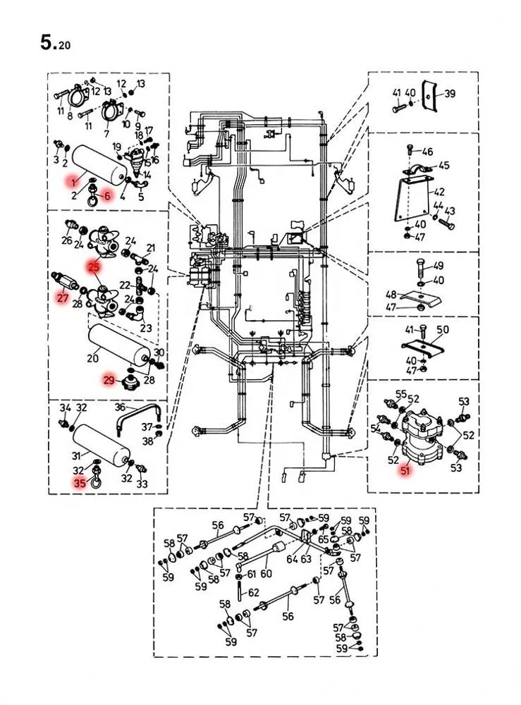 Manual Brake Valve for TATRA 815 OEM 317530210 443612004000 4436120040 ...