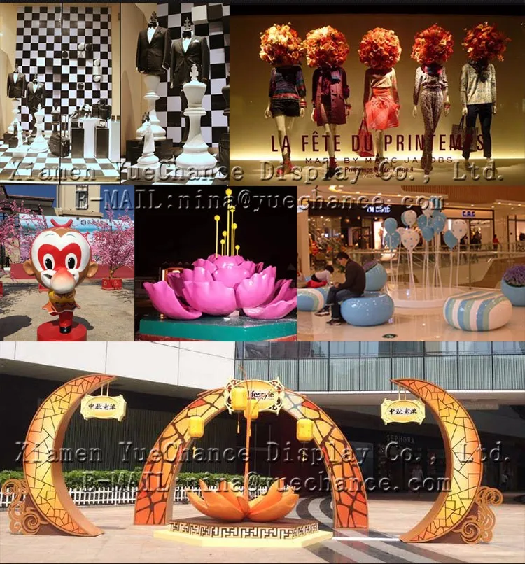 Customized Lipstick Statue Makeup Window Display Props - Buy Customized ...