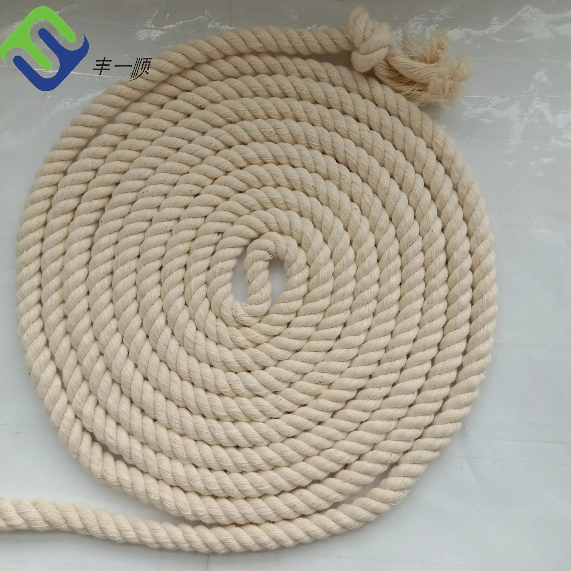 5mm Natural 3 Strand Cotton Rope For Macrame - Buy 3 Strand Cotton Rope ...