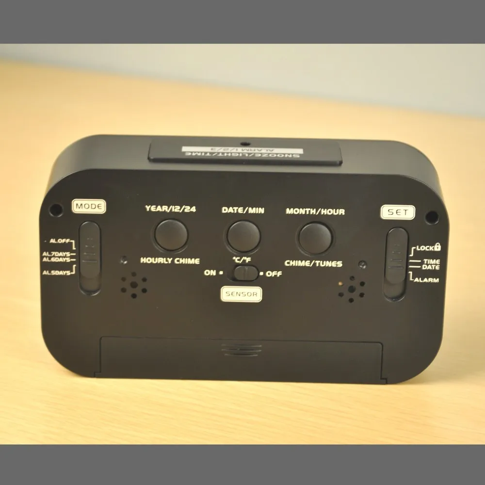 High Quality Abs Material Digital Talking Alarm Clocks For Home Decor ...