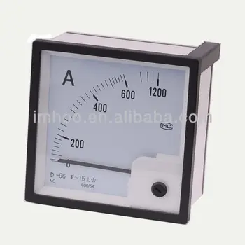 Analog Ammeter Panel Mount Ammeter 72x72 Ac 1a - Buy Panel Mount ...