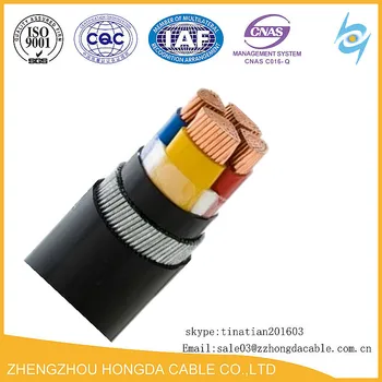 4 Core 120mm Xlpe/swa/pvc Copper Conductor Xlpe Steel Wire Armoured ...