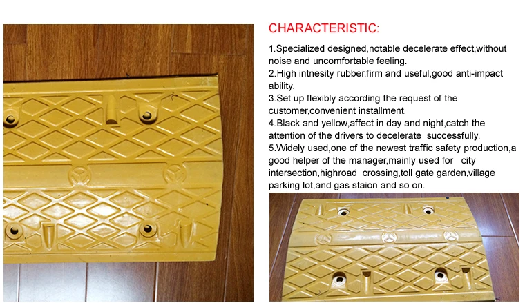 Good Quality One Way Speed Bump Portable Speed Hump - Buy One Way Speed ...