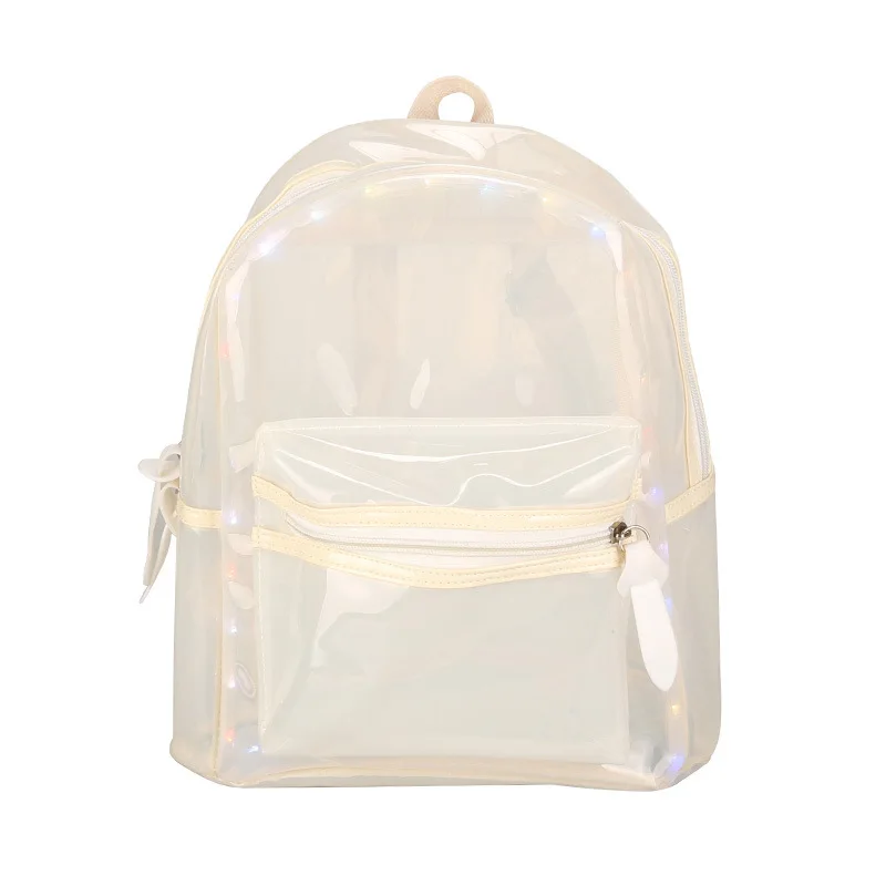 Colorful Waterproof Pvc Led Light Backpack Shiny In Night - Buy Led ...