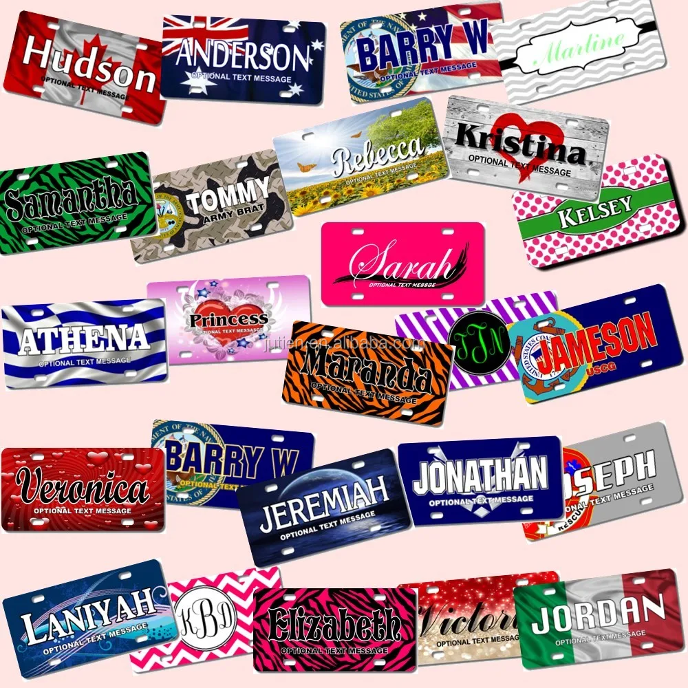 Wholesale Personalized Kids Bike Plate Custom Name License Plate For ...