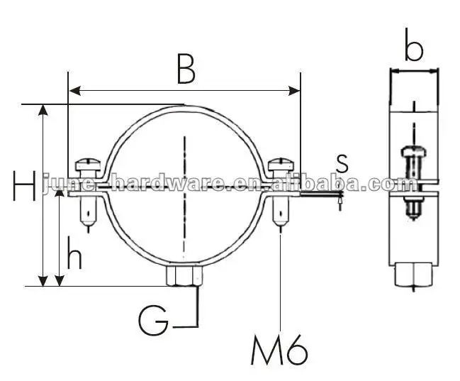 Light Type Steel Pvc Pipe Clamp - Buy Pipe Clamp,Pipe Clip,Clamp ...