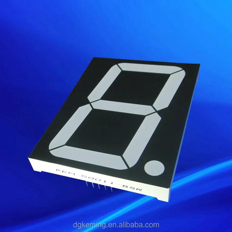 Ultra rote große großen 5 inch einstelligen 7-segment-led-numerische ...