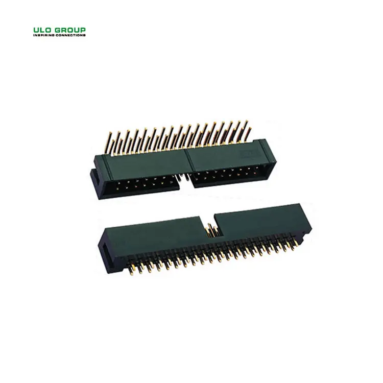 2.54mm 1.27mm Pitch 20 Pin Right Smt Angle Idc Male Connector Box ...