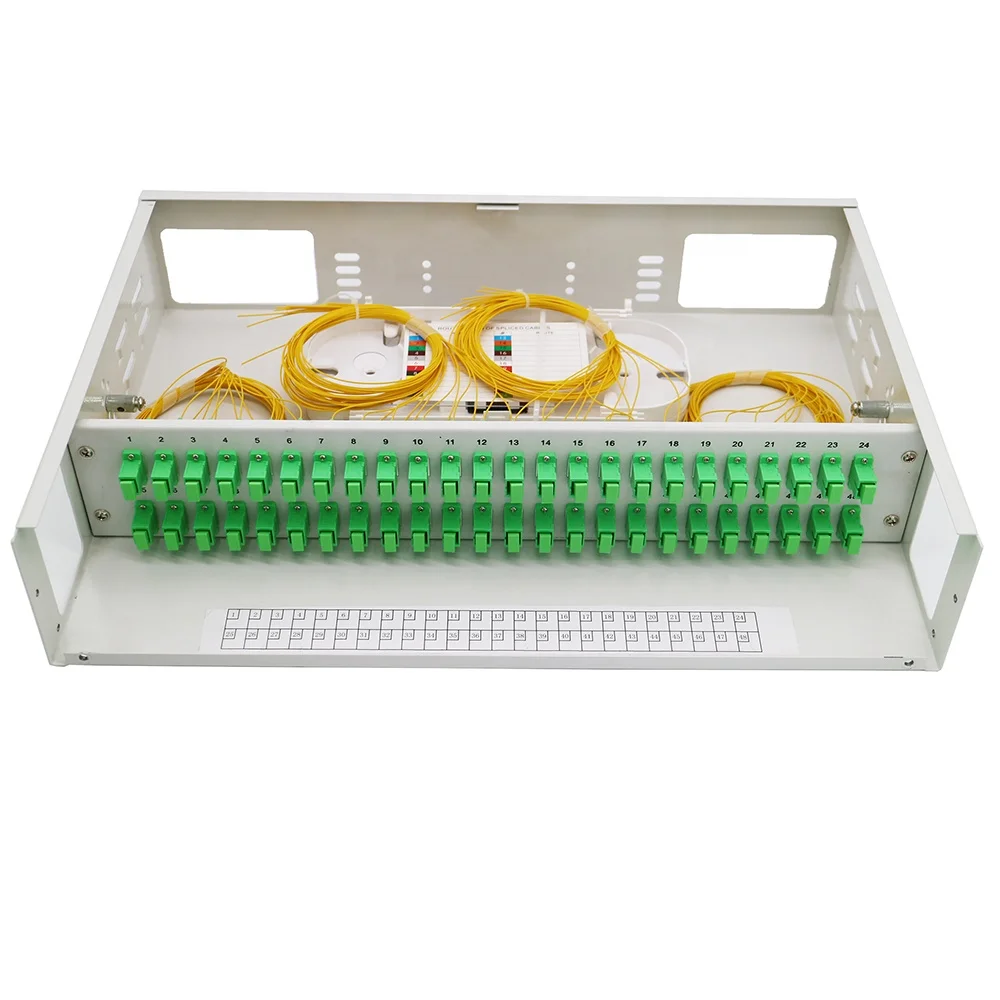 24core 48core 1u Fiber Fdf Optical Distribution Frame 12core 1u Odf ...