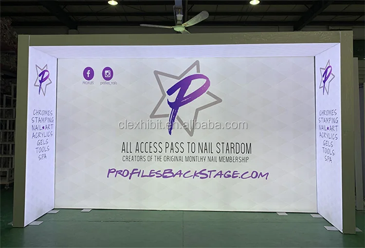 China Custom Modular Exhibition Portable Aluminum Trade Show Walls ...