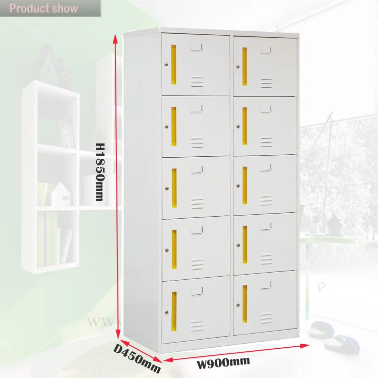 Office Furniture Islamabad 2 Tier 5 Column Storage Locker Iron Ckd ...