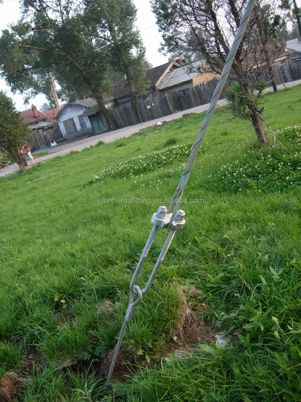 Helical-formed Guy End Grips Dead End For Stay Wires Made In Changchun ...